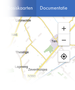 Positie locatiebepalingsknop